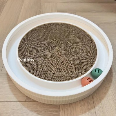 Coni life猫抓板猫窝一体不掉屑耐磨瓦楞纸解闷猫咪玩具宠物用品