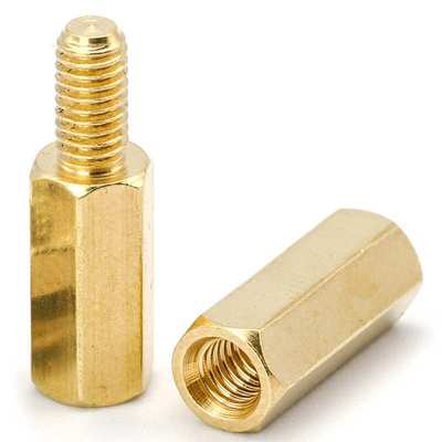 300PCS单双头六角铜柱套装间隔柱盒装螺丝柱混装支撑柱跨境 M3