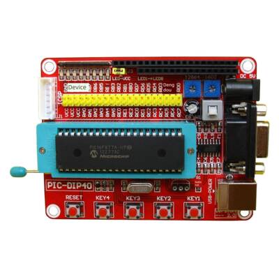 PIC16F877A单片机小系统 PIC开发板 学习板送资料光盘 厂价直销