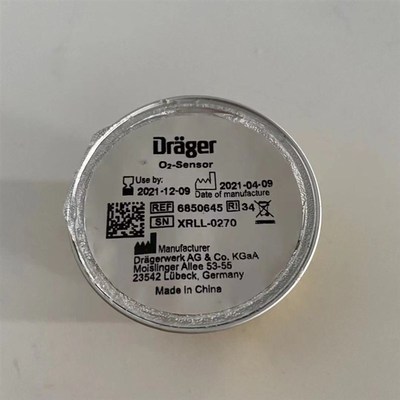 德尔格呼吸麻醉机Eit2Fiu氧电池氧电池氧气传感器