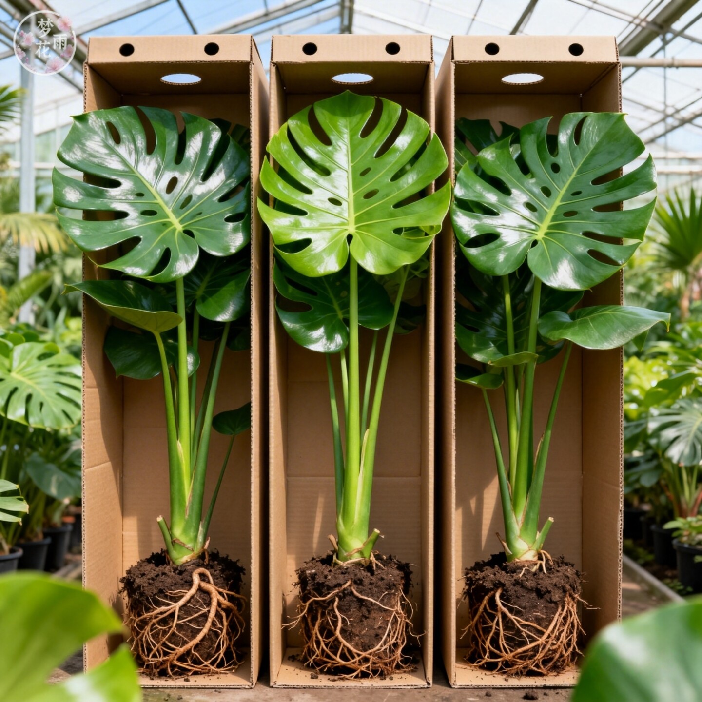 龟背竹客厅大盆栽大叶开背老桩提根植物室内大型绿植盆景净化空气