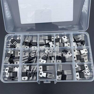 14种70PCS TO-220三端稳压管套装盒L7805/7812/7905/7912/LM317T