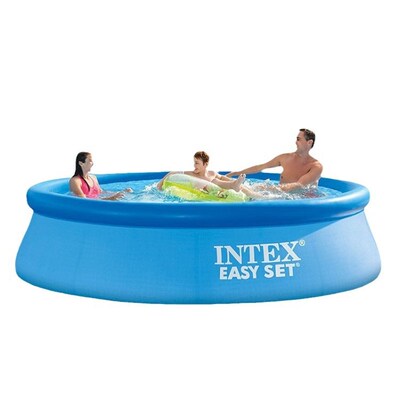 INTEX 蝶形充气泳池方形支架圆形支架游泳池家庭户外大型水池