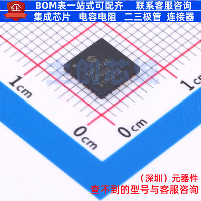 数字信号处理器(DSP/DSC) dsPIC33FJ128GP802-I/MM QFN-28 MICROC