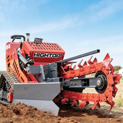 HTC24Skid-steer rTrencher 可调宽度多用途滑移开沟机现货直发