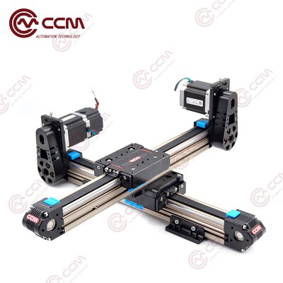 CCMW40 同步齿形皮带直线滑台模组铝合金双轴心高速往复XYZ工作台