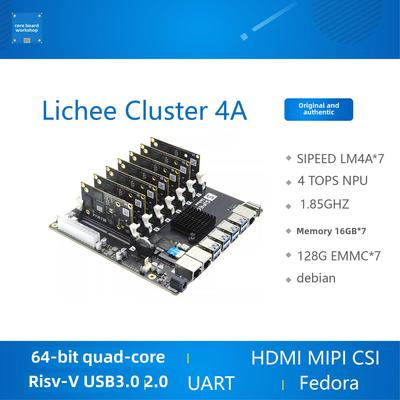 Lichee Cluster 4A RISC-V TH1520 Linux集群开发板荔枝派