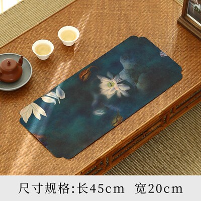 国潮双面茶席春祥干泡席桌旗中国风茶桌垫壶垫小茶席茶道配件