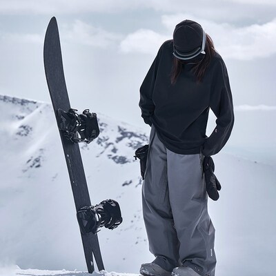 awka单板滑雪裤女2024新款3L防水防风防雪滑雪服裤子宽松男加棉