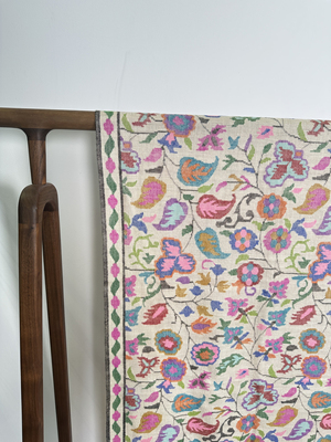 QR认证手纺线白绒小色块藏品卡尼克什米尔手工卡尼