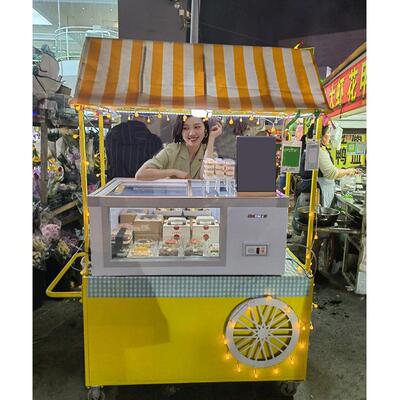 南商用台16127式保鲜柜展凌示柜玻璃冰移动摊冷藏冷摆冻烧烤冷柜