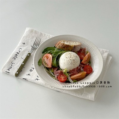 TUXTON德士敦耐高温陶瓷餐碗盘西餐厅烤箱意面盘汤盘