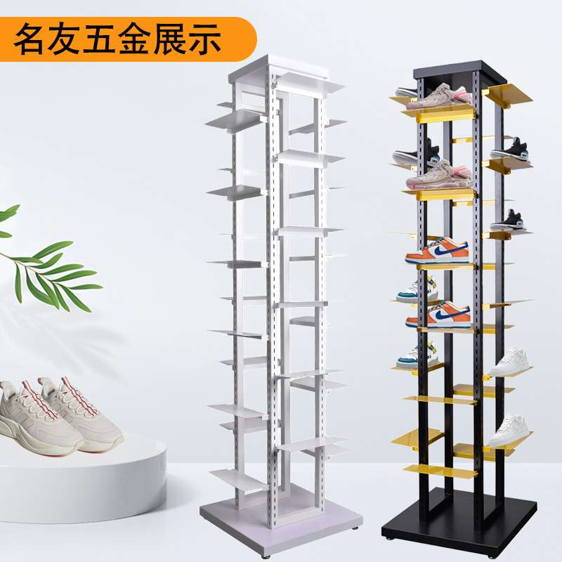 鞋店专用鞋架运动鞋货架铁艺陈列架靠墙鞋架子可拆装鞋子展示架