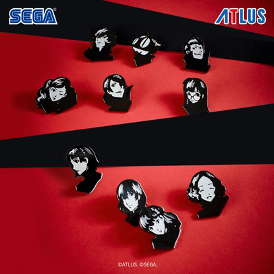 SEGA女神异闻录5皇家版金属徽章