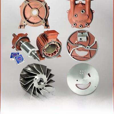 山东川博博山2Bv/Sk/2Beac水环真空泵盖泵壳304不锈钢叶轮