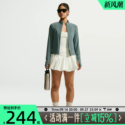 滔搏NIKE耐克女子ONE DF BBLE SKRT 2N1运动休闲半身裙IU1418-133