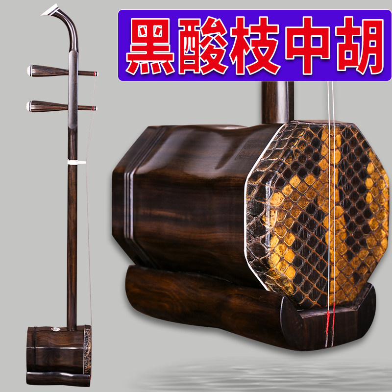 黑酸枝中胡阿诺n古夷苏木中胡送配件民族乐器