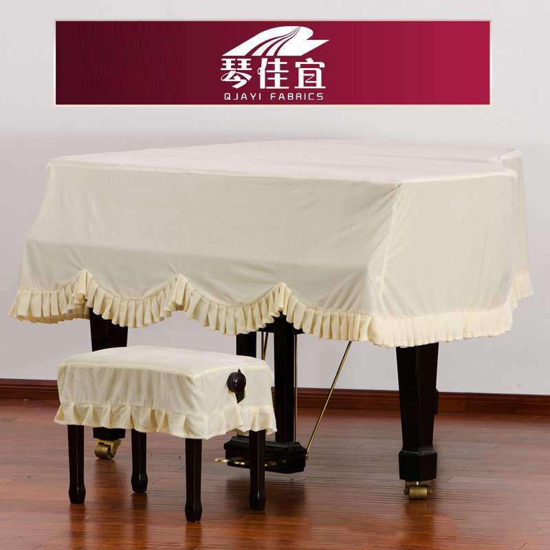 加厚金丝绒钢琴罩防尘罩三角钢琴全罩钢琴防尘罩 音乐乐器