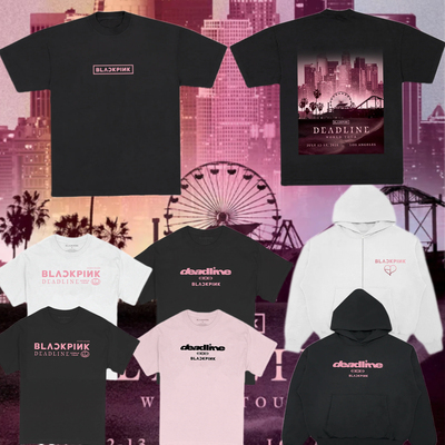 BLACKPINK粉墨周边2025回归演唱会应援服短袖T恤宽松纯棉衣服上衣