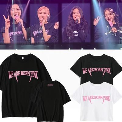 BLACKPINK世巡澳大利亚墨尔本2023演唱会周边rose同款短袖纯棉T恤