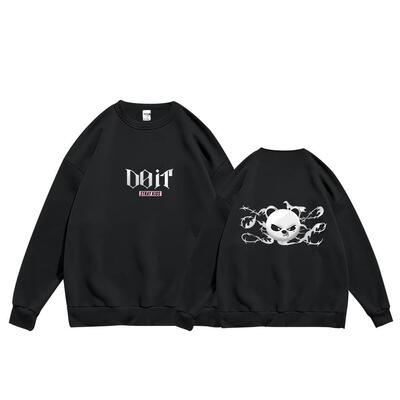 stray kids专辑doit巡演应援打歌服邪恶公仔logo秋冬圆领上衣外套