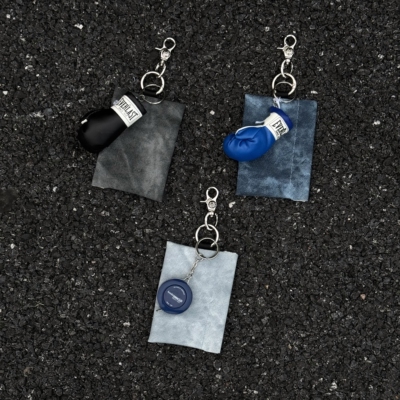 Soul Mates原创潮流穿搭拳套配件牛仔帆布零钱卡包钥匙扣挂件配饰