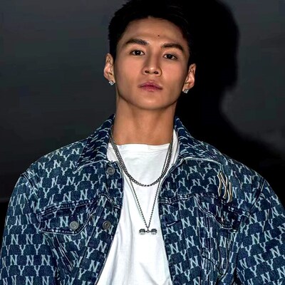 RAWNESS哑铃项链 杠铃锁骨链男士钛钢轻奢健身吊坠520送男友礼物