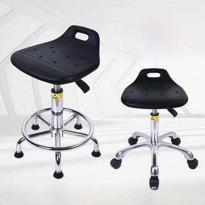 友创防静电小把手Pu Foam实验凳可调凳车间流水线防静电转椅