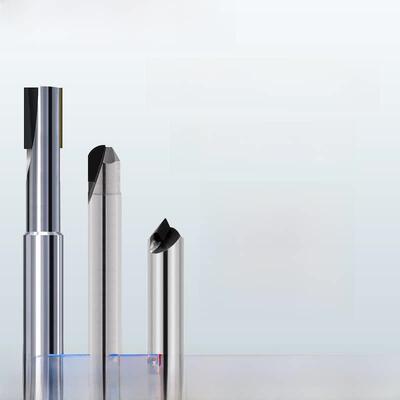 红汉Pcd金刚石钨钢铣刀R球刀镜面高光铜铝陶瓷石墨碳纤维金刚石倒