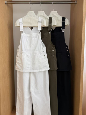 【HYGGE】慵懒感背带裤！韩系设计感背带裤  K63583#