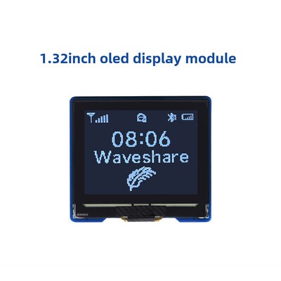 1.32英寸Oled屏幕模块128*96分辨率16灰度级驱动Ssd1327