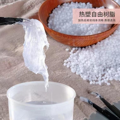 自由树脂透明水晶可塑土工具套翻