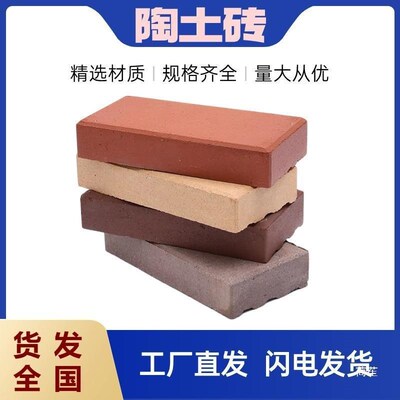 【折扣店】烧结砖清水墙砖网红砖头空心砖块多孔砖干挂陶土砖砌墙