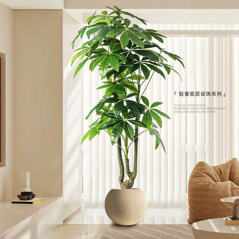 仿真绿植发财树客厅大盆栽室内装饰造景轻奢仿生植物假树落地摆件