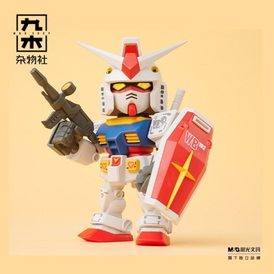 九木杂物社万代QMSVmini元祖高达2.0潮玩手办模型摆件送男生礼物