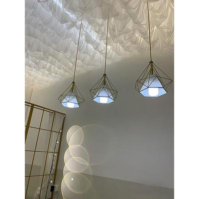 新的婚礼道具云纱天花板装饰纱布窗帘婚礼雪纱背景窗帘舞台天花板