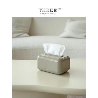 Tlife·Spring·纸巾盒家用创意简约设计收纳盒桌面轻奢 | 弹簧
