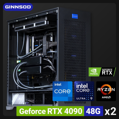 双卡409048Gx2水冷版超静音主机