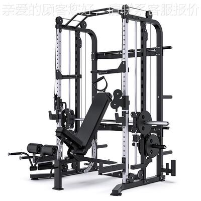 泰夹史密综合训练架66970家用龙门架史密斯机斯多功能健身器材胸