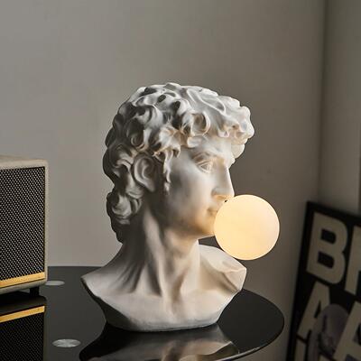 意式极简大卫雕塑艺术摆件客厅电视柜小众高级感酒店样板房装饰品