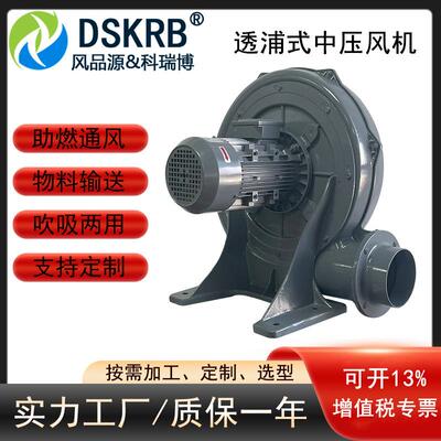 直流无刷变频中压风机48V60V72VDC供电中压鼓风机马路清扫风机