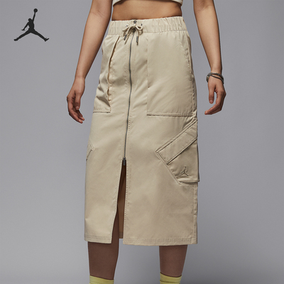 Nike/耐克官方正品当季款女士开衩工装户外半身裙HF9463-206
