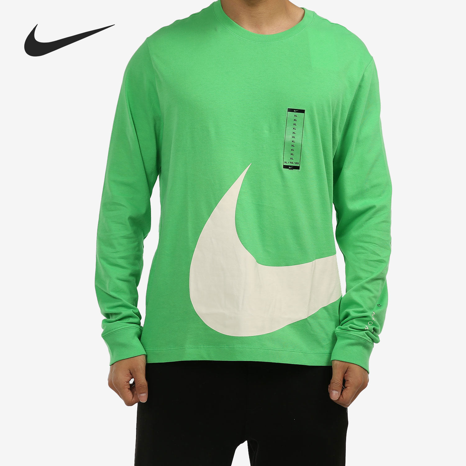 Nike/耐克官方正品秋季新款男子圆领透气运动长袖T恤DD3396-362