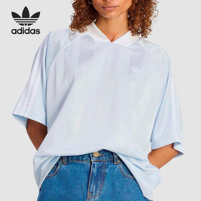 Adidas/阿迪达斯官方正品三叶草JAQUARDT-SHIRT新款短袖T恤KG3712