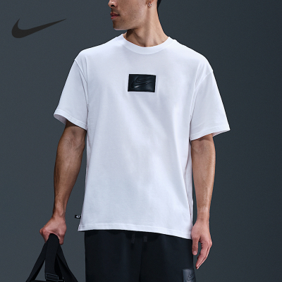 Nike/耐克官方正品当季男士印花图案宽松休闲T恤HJ3426-100