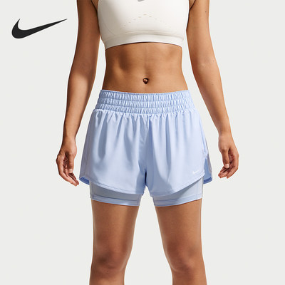 Nike/耐克官方正品2026年女士经典松紧腰时尚运动短裤DX6013-407