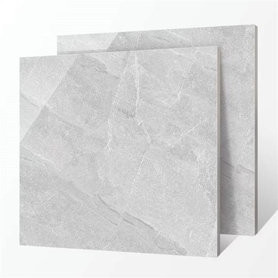 斯米瓷砖大理石浅灰色客厅地板砖新款全瓷防滑苍岩灰