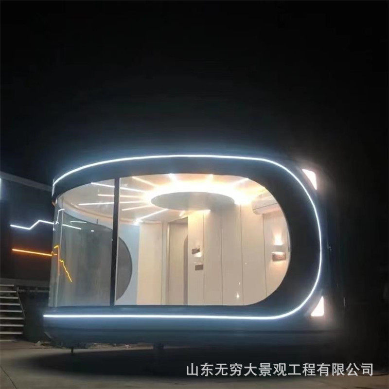 店铺景区移动房太空舱移动房民宿太空房苹果舱流浪仓创意移动酒店