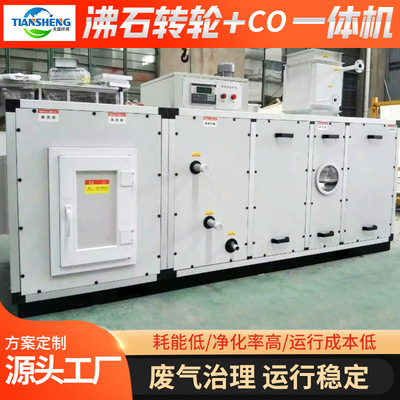 沸石转轮催化燃烧废气处理环保设备+RCO分子筛工业废气处理一体机