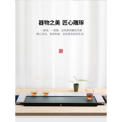 【现代风格】天然理石茶盘大斯堪的纳维轻奢格EHS休闲石茶几长方